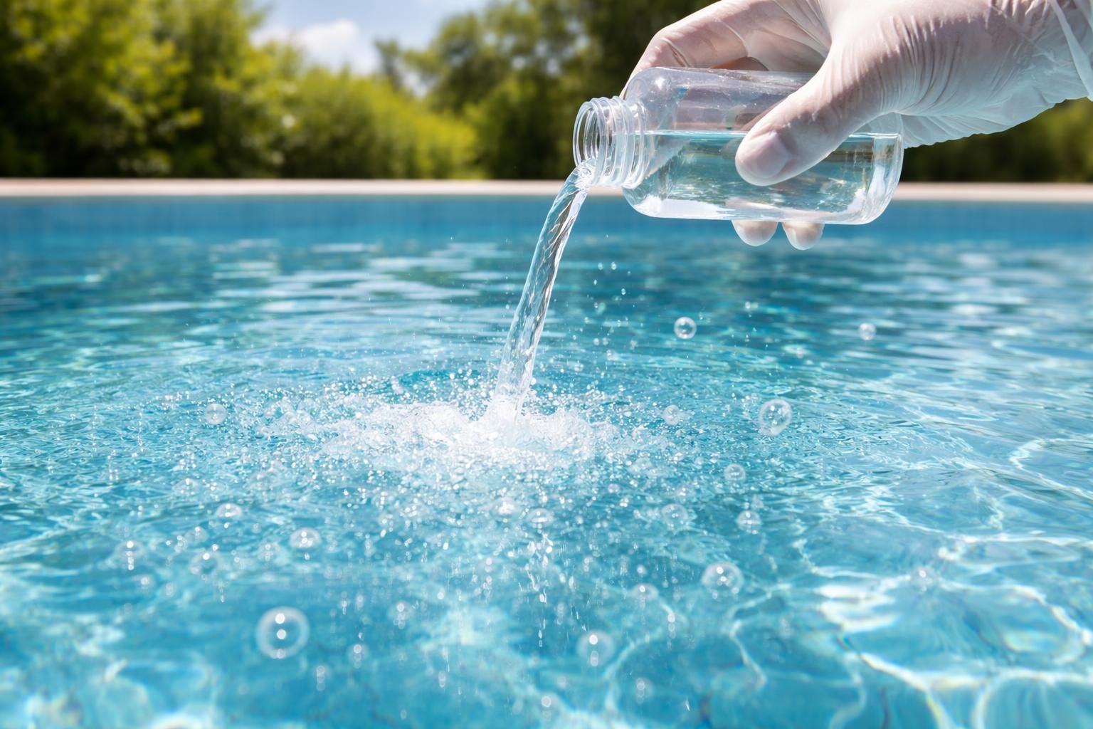 Réaction du chlore dans la piscine : comprendre la chimie de l'eau
